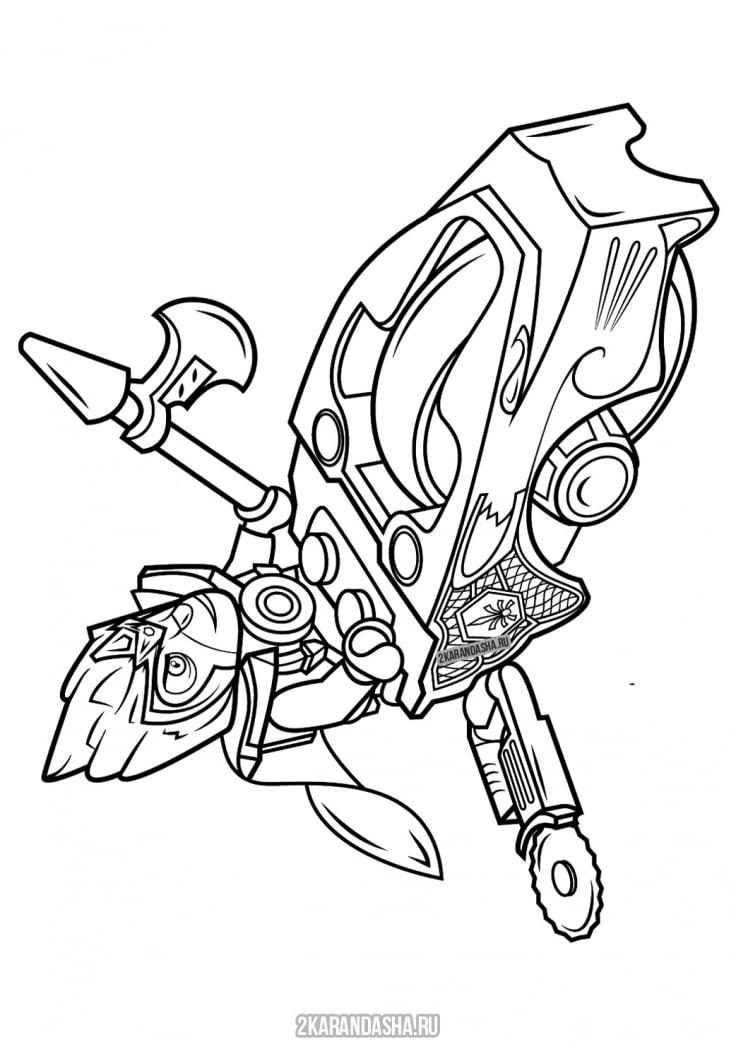 Раскраска онлайн Погоня на спидерах бесплатно